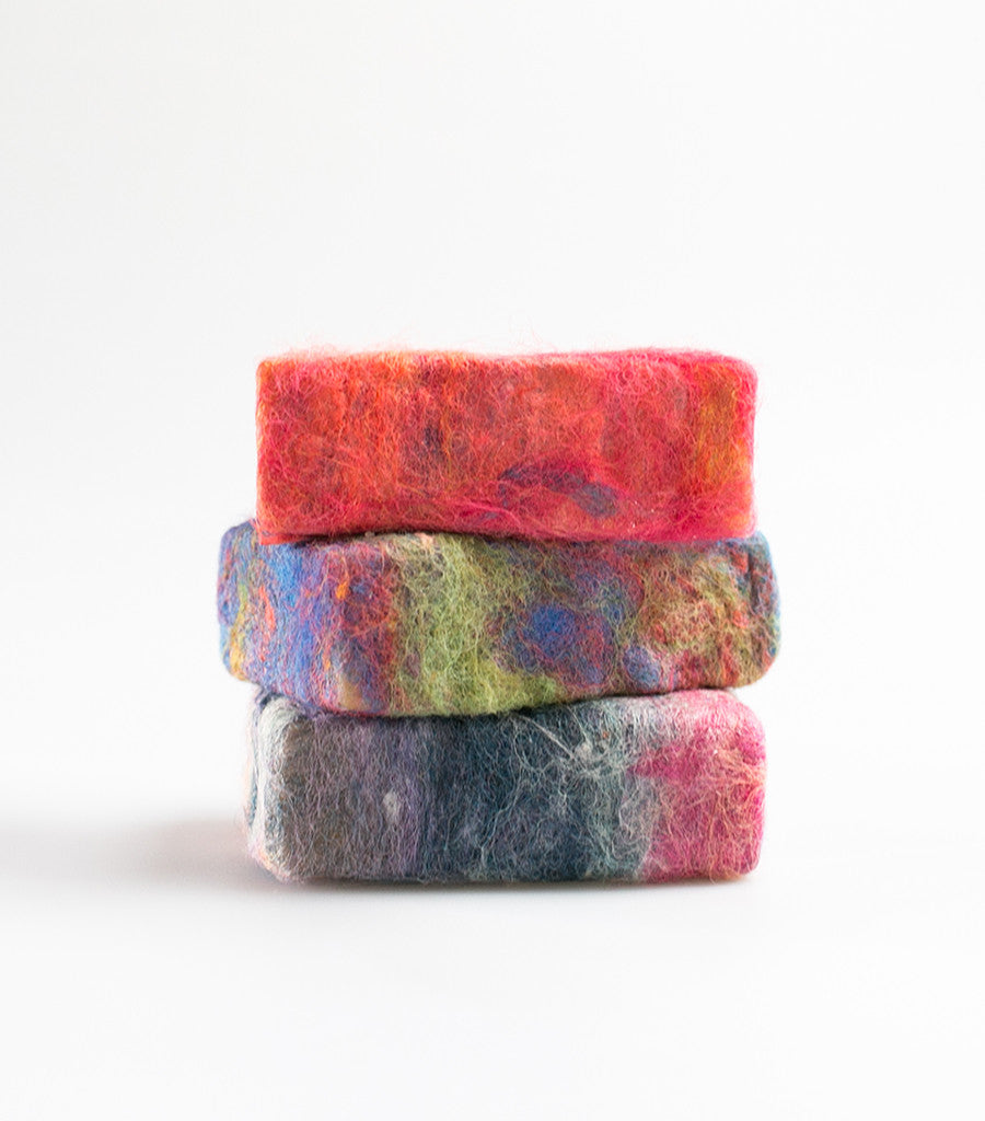 Woolies – Handcrafted Wool Bar Soap Sleeves by Basilwood Farm